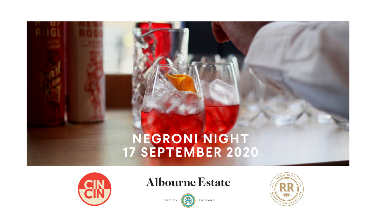 An exclusive Negroni Night - 17 September - Cin CinCin Cin